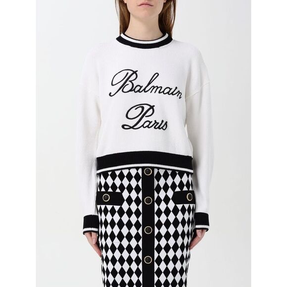Balmain | Sweaters | Balmain Sweater Woman White | Poshmark